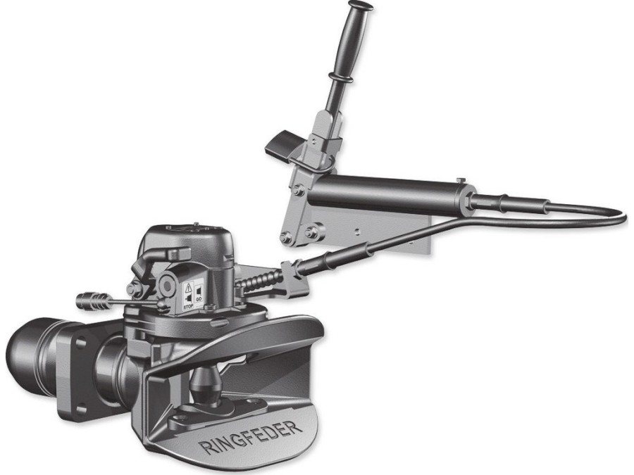 Závěs RINGFEDER 5055 -AW- čep 50mm příruba 160x100mm