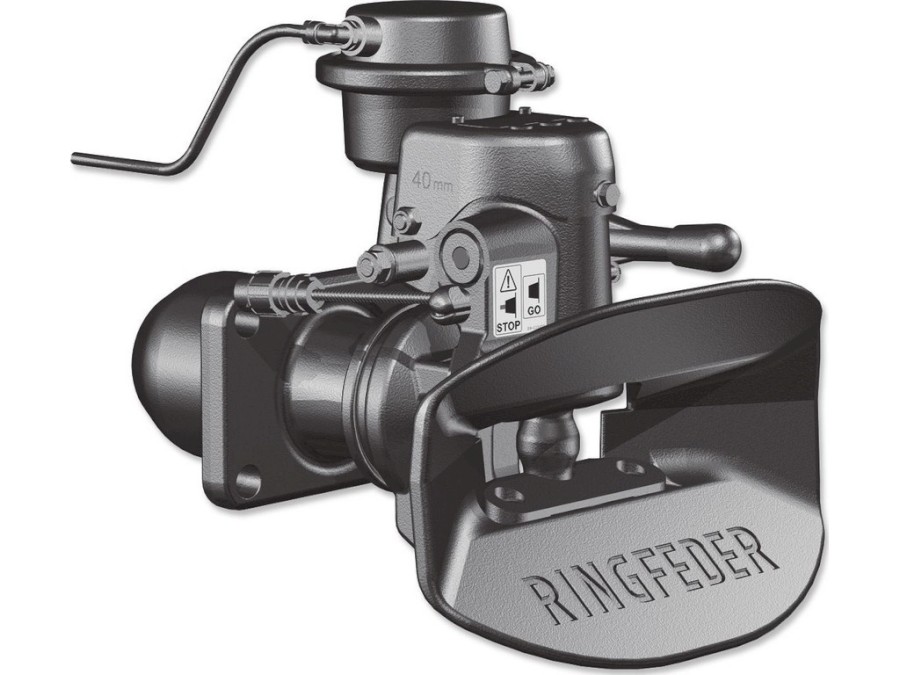 RINGFEDER 4040 G150 -AM/RL- čep 40mm příruba 160x100mm